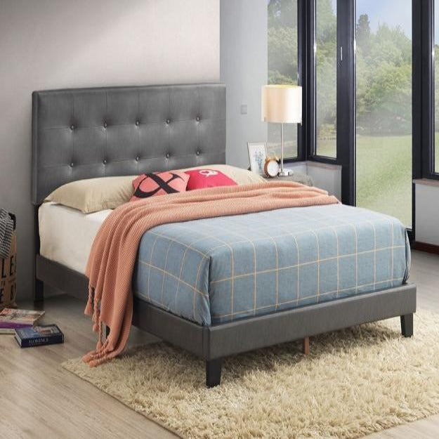 Andi Grey Platform Bed – Mattress Mania